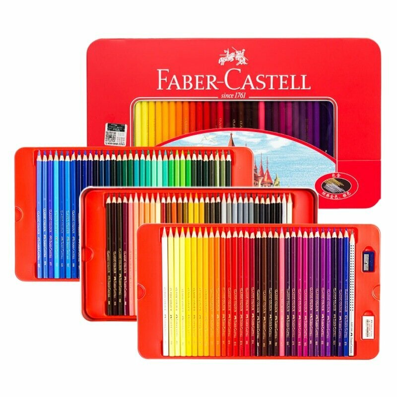 Набор карандашей Faber-Castell Castle Iron 115700, HB, 100 шт