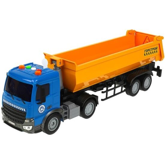Игрушка инерционная Технопарк 1952055-R Самосвал 39 см, свет/звук