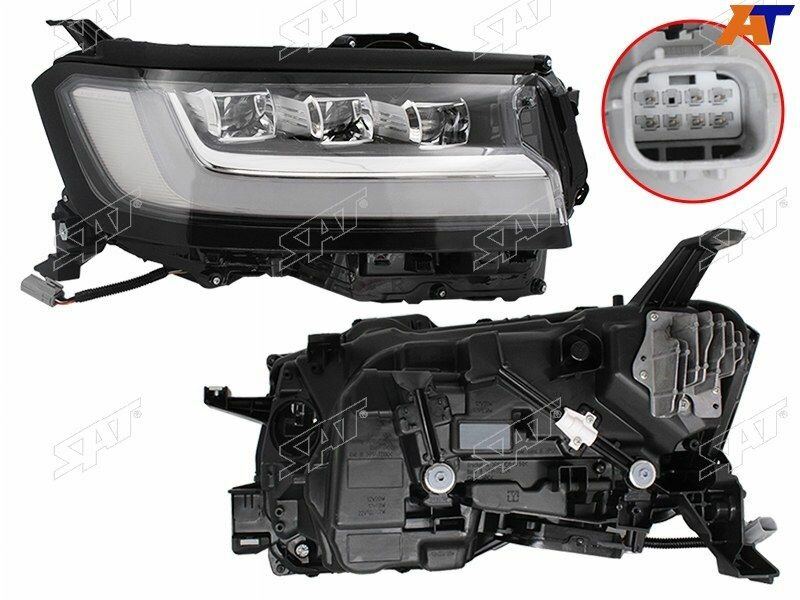 . SAT Фара для TOYOTA LAND CRUISER 300 21- правая LED