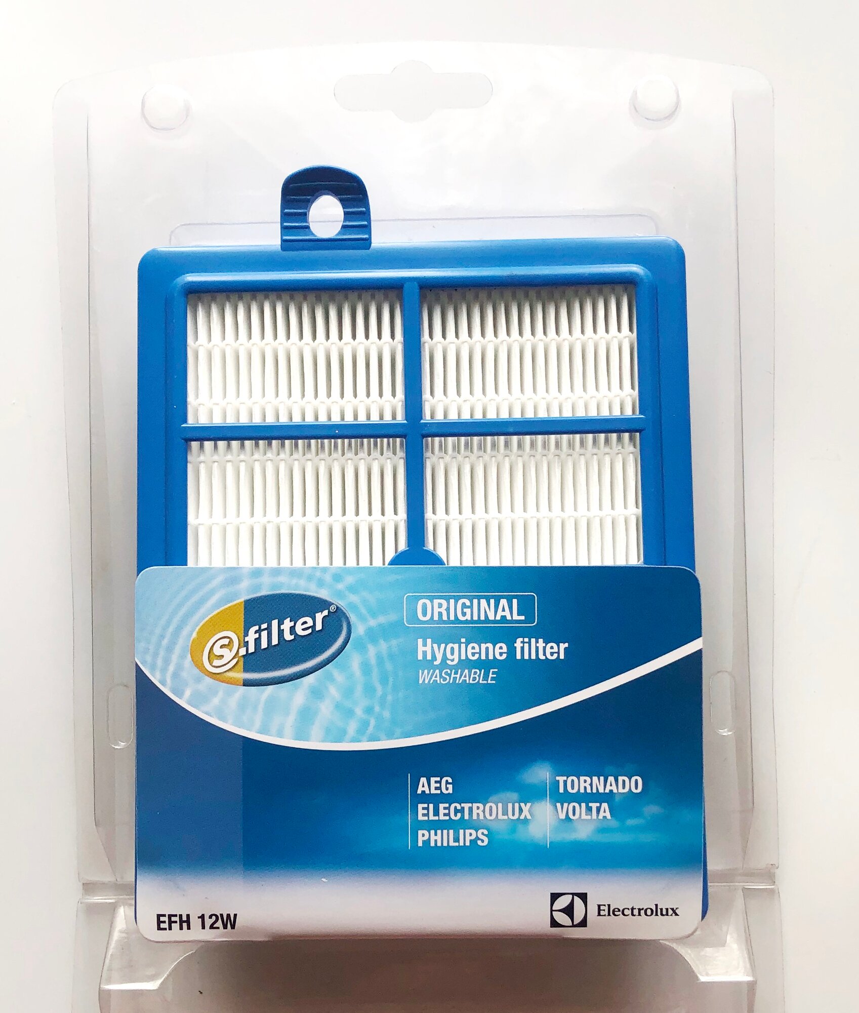HEPA фильтр EFH12W, FC 8038 для пылесоса ELECTROLUX, PHILIPS, (моющийся)