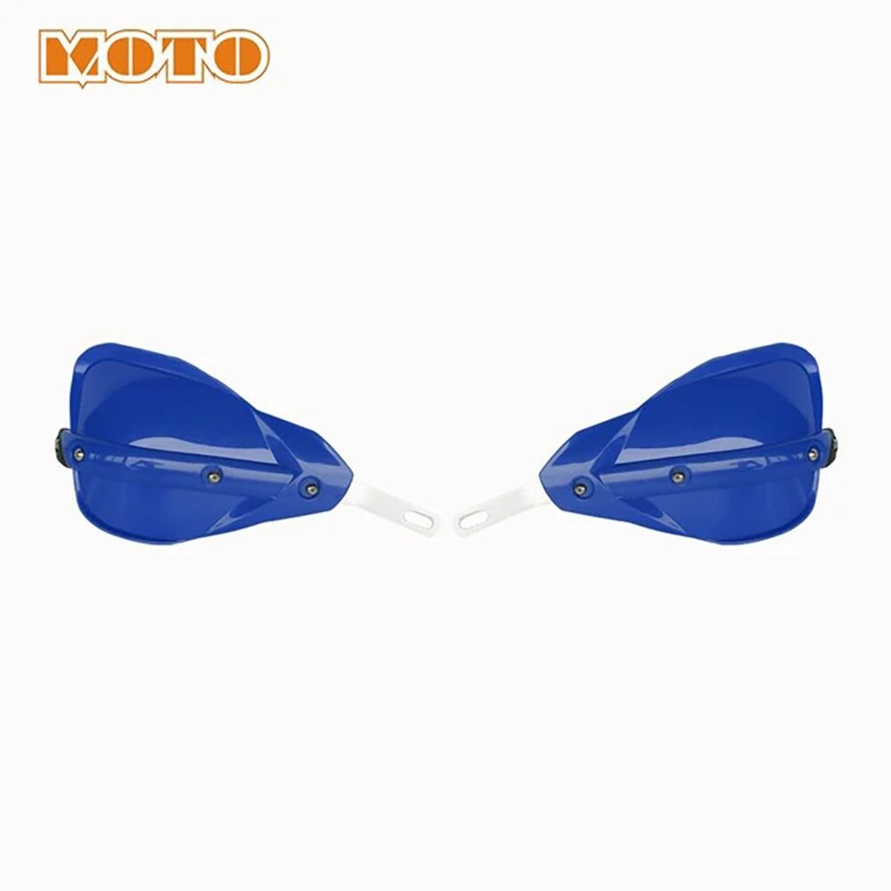 Защита рук для мотоцикла MOTO Racing H-14 синяя, алюминиевые крепления.