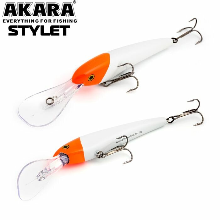 Воблер Akara Stylet 110F 20 гр. (5/7 oz 4,3 in) A1
