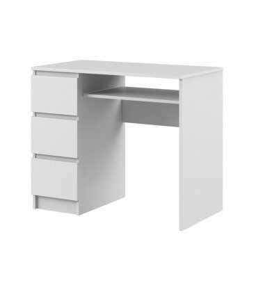 Письменный стол Мадера СМП 900 левый лдсп белый эггер