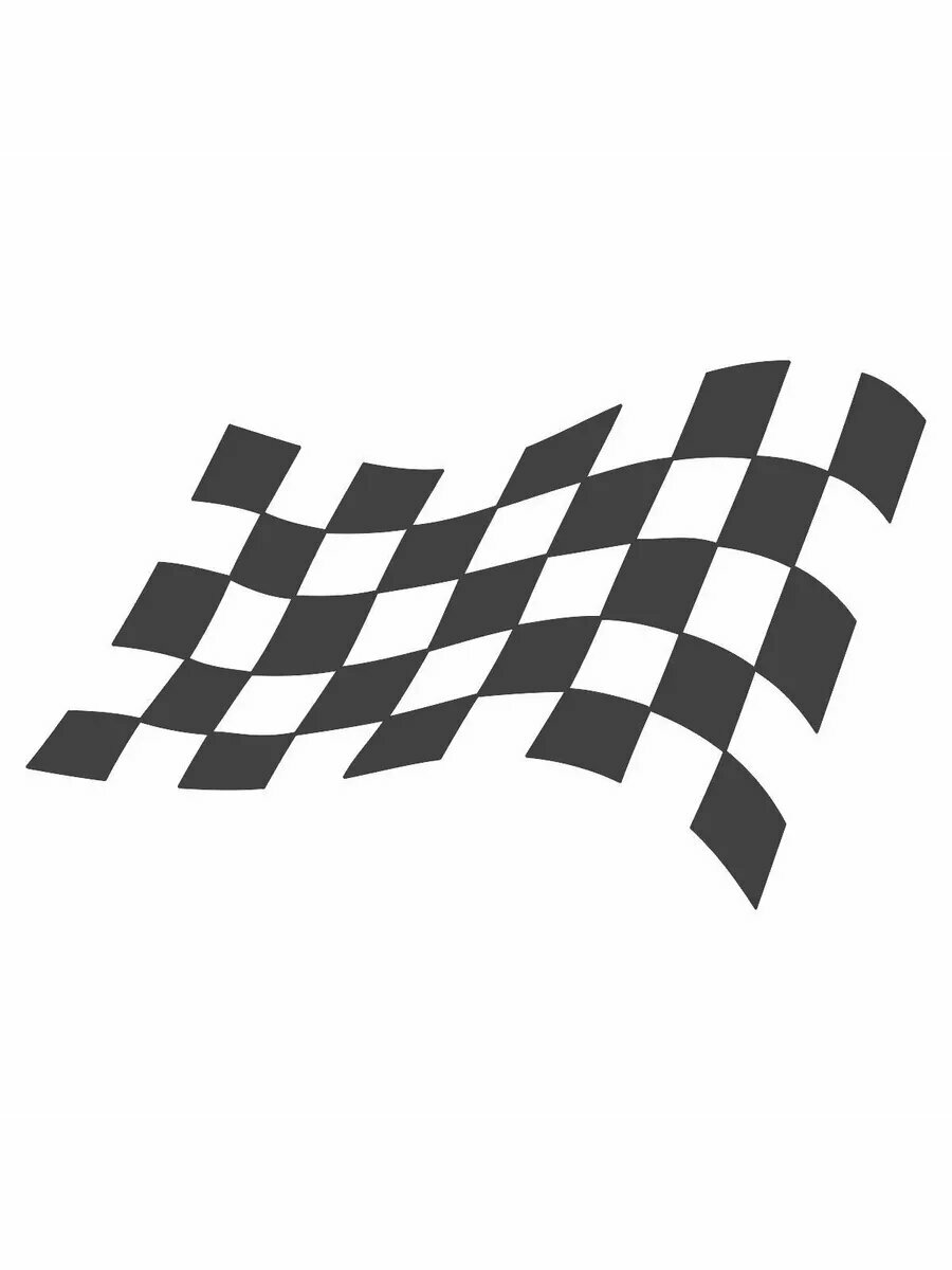 Финишный флаг 400х200мм (плоттер) черный, лев, Арт рэйсинг