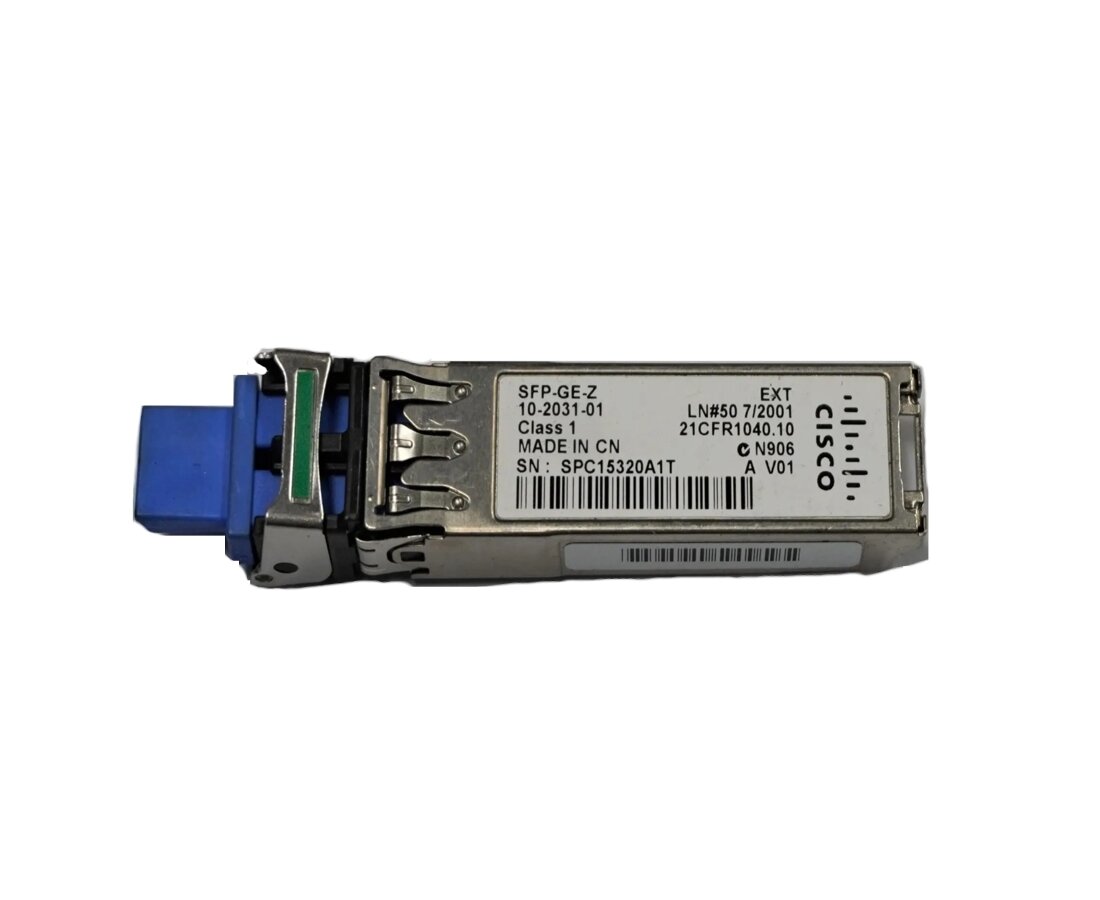 Трансивер Cisco SFP-GE-Z SMF 1000 Мбит/с 70000м 1550 nm