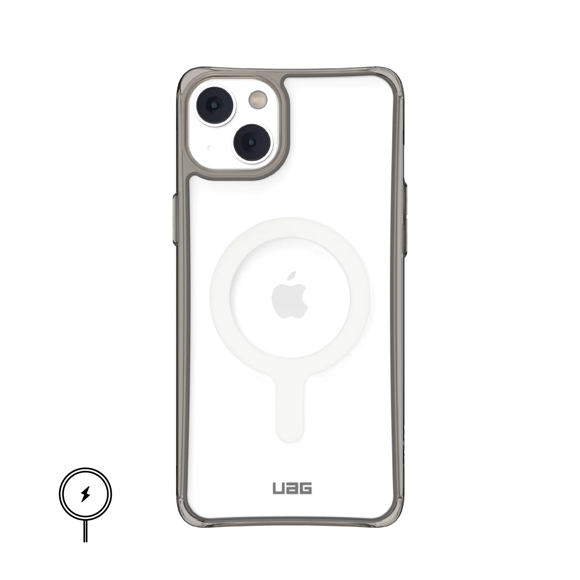 Чехол с поддержкой MAGSAFE Uag Plyo для iPhone 14 Plus 6.7", цвет тонированный (Ash)