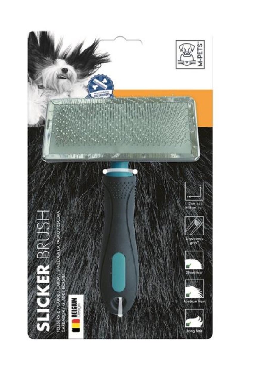 M-PETS Щетка-сликер пуходерка, 18 см