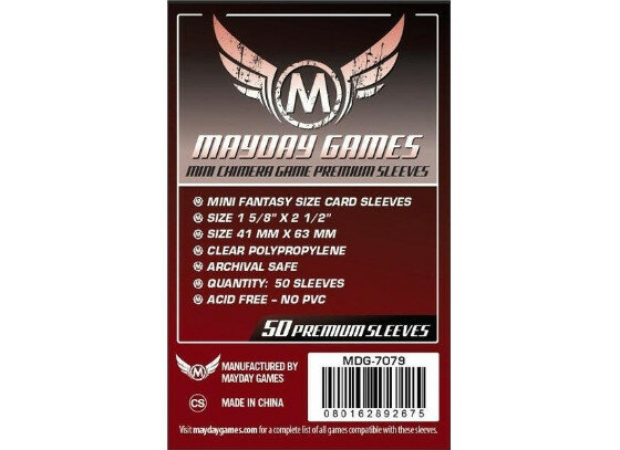 Протекторы Mayday: 43*65 Chimera Mini Premium 50шт.