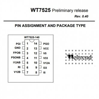 Микросхемы питания WT7525N140