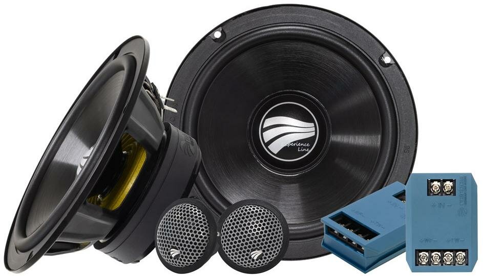 Колонки автомобильные Rainbow EL-C260A, 16,5 см, двухкомпонентные, 2 шт.