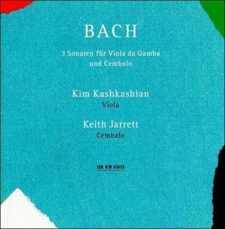 Компакт-Диски, ECM Records, KASHKASHIAN, KIM / JARRETT, KEITH - BACH J.S: 3 Sonaten fur Viola da Gamba und Cembalo (CD)
