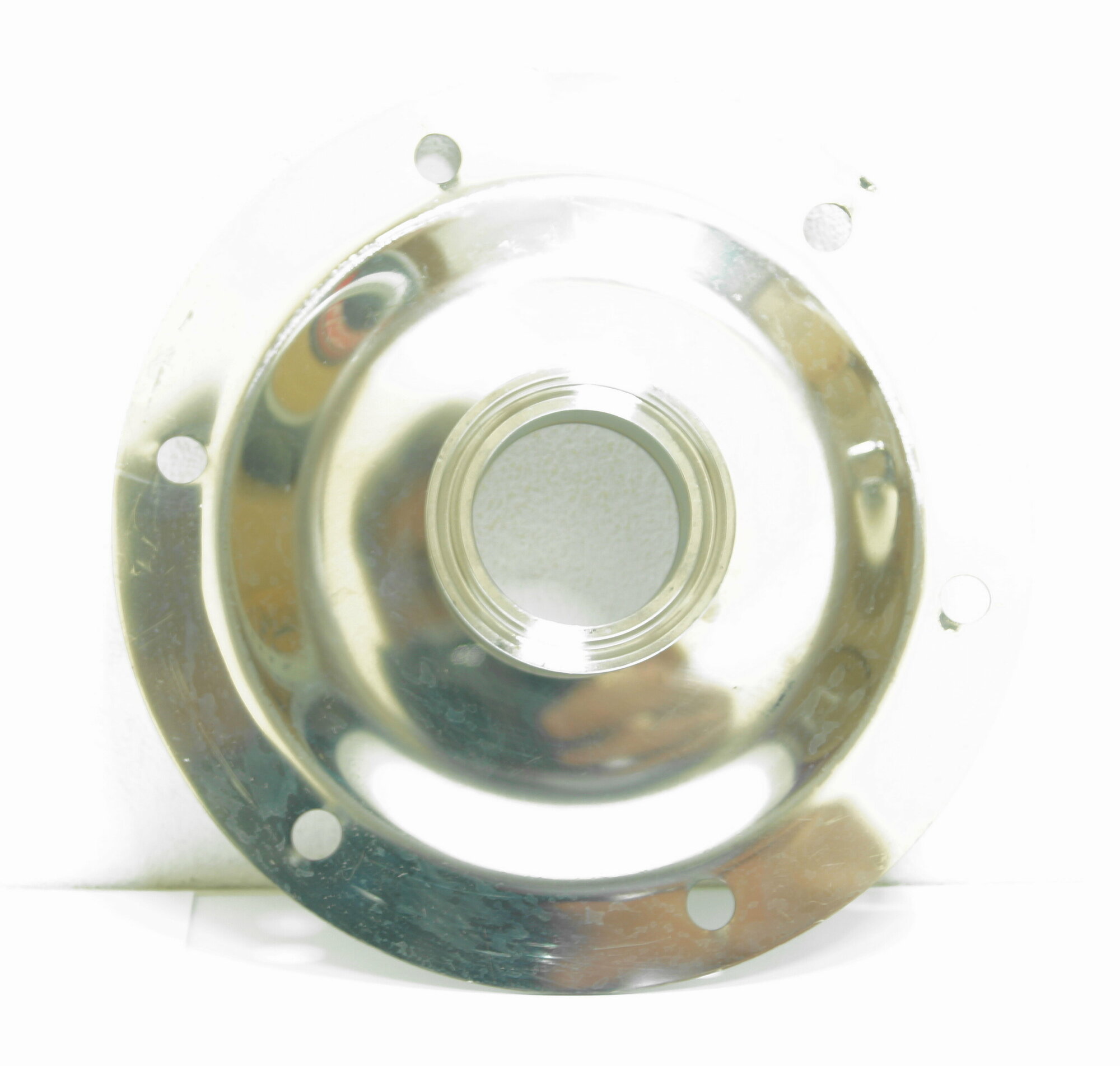 Крышка из нержавеющей стали на куб алковар, 6 отверстий с патрубком под кламп 1,5 дюйма