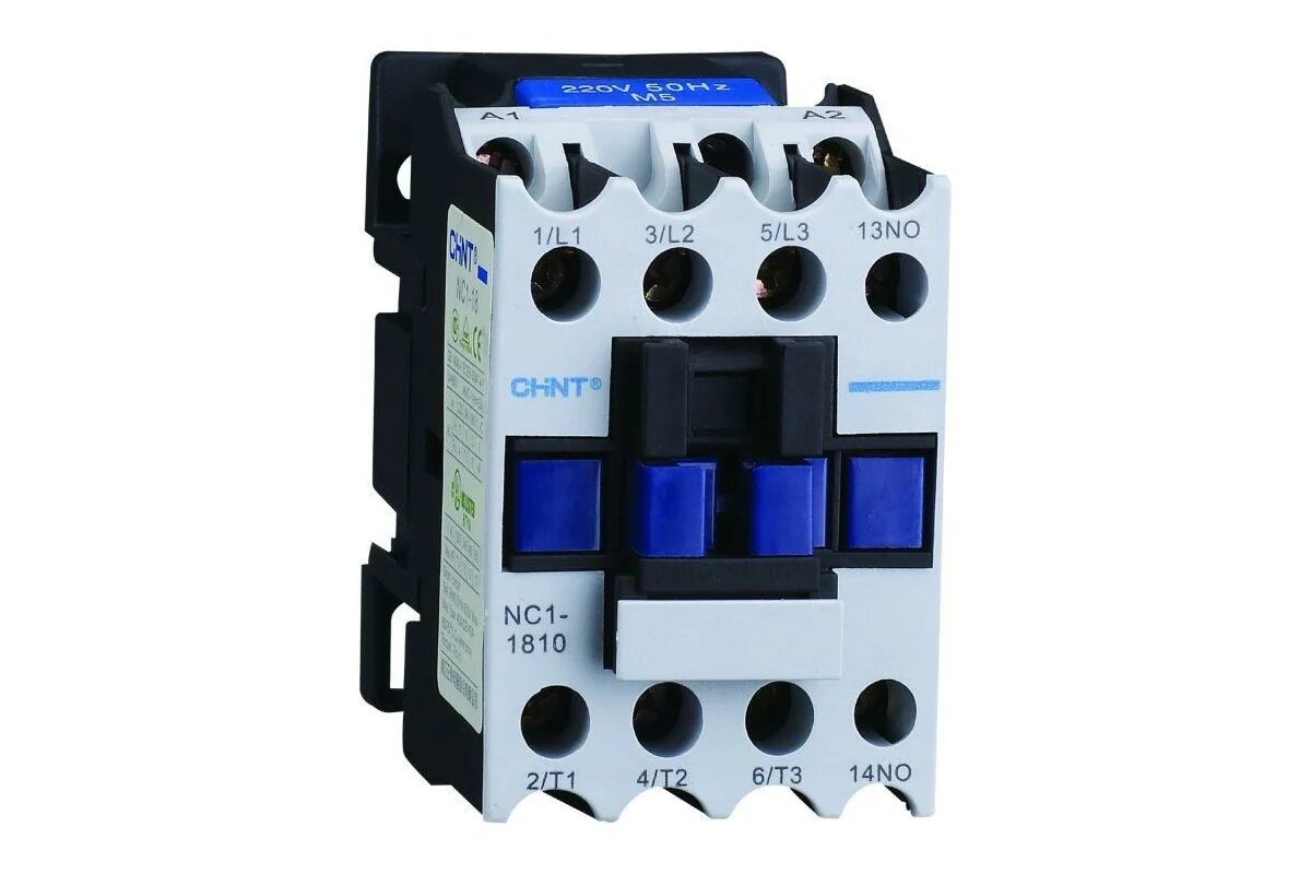 CHINT NC1-1810 Контактор 18А 230В АС3 1НО 50Гц (R) 221545 промышленного исполнения