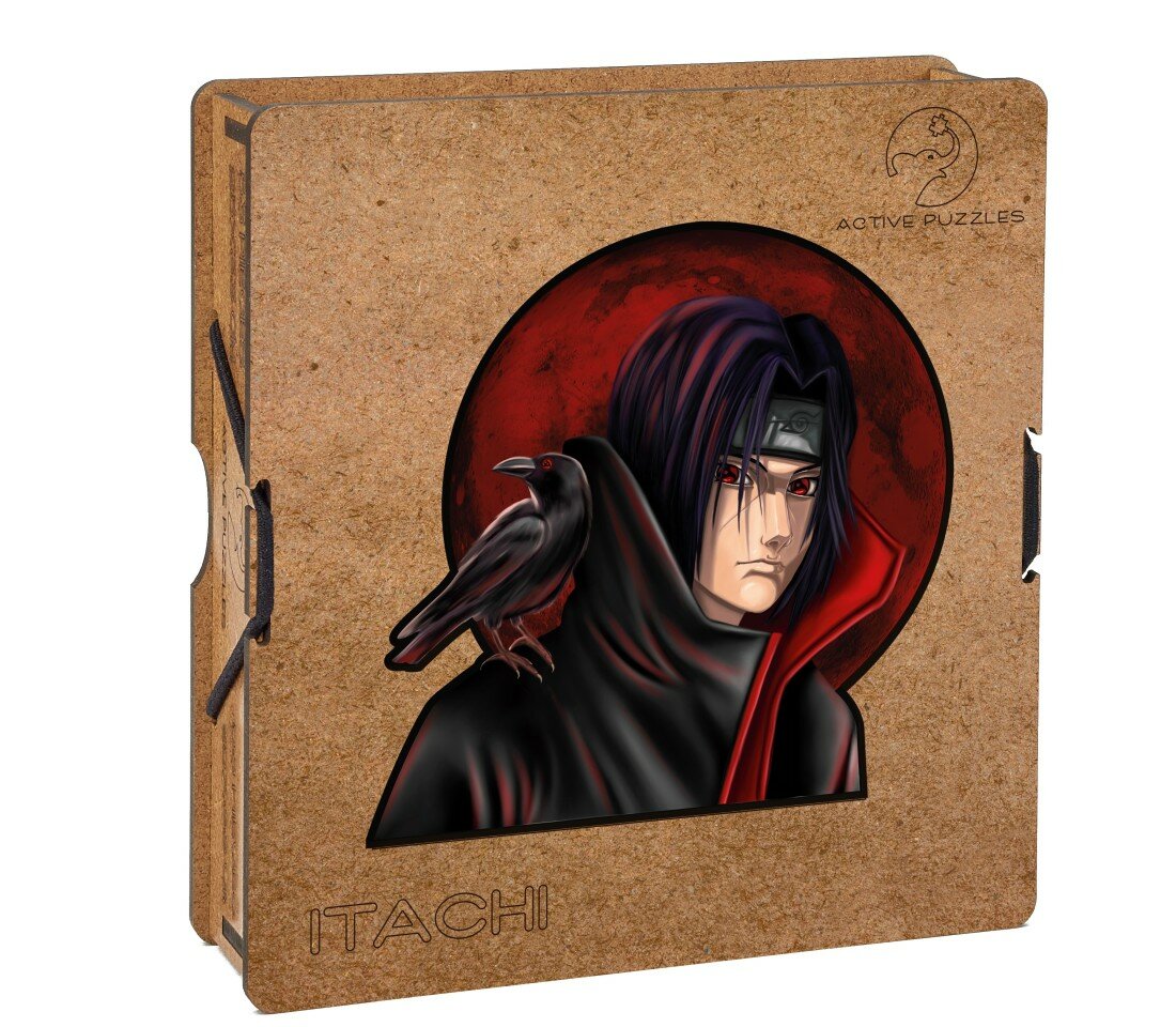 Пазл Active Puzzles "Итати Учиха", 100 деревянных деталей, для развития логики и моторики