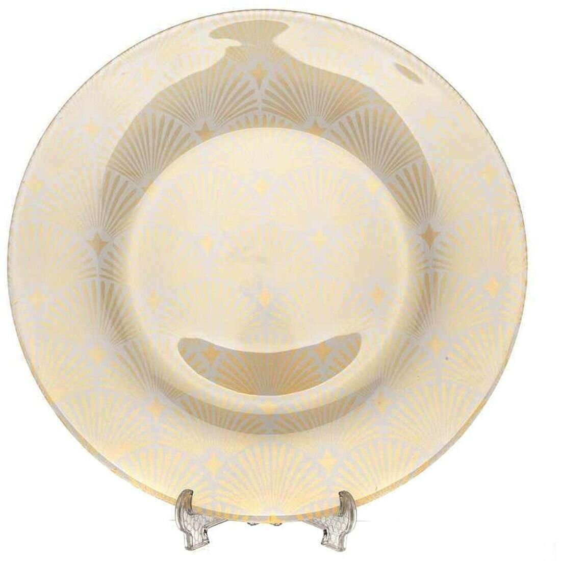 Тарелка ар-деко 260мм обеденная