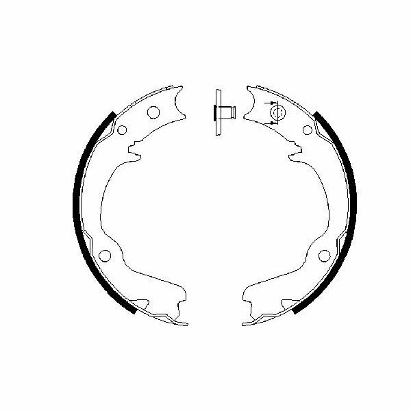Колодки тормозные к-т для автомобиля Subaru, BOSCH 0 986 487 681 (1 шт.)