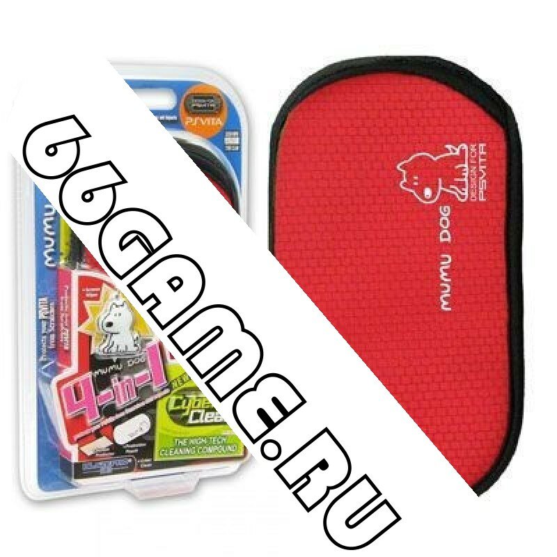 Набор аксессуаров (№1) PS Vita 4 в 1 Mumu Dog Kit