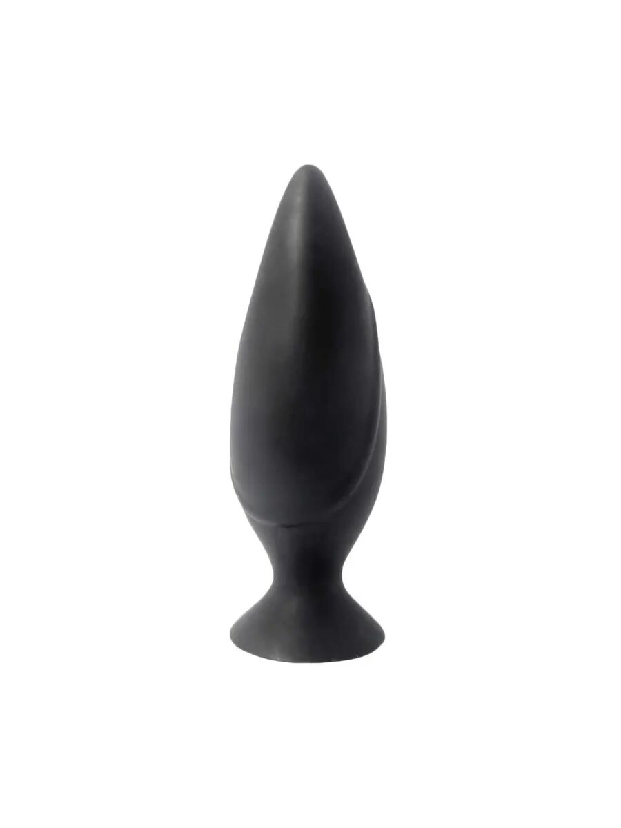 Черная большая анальная пробка Mojo Spades Large Butt Plug -