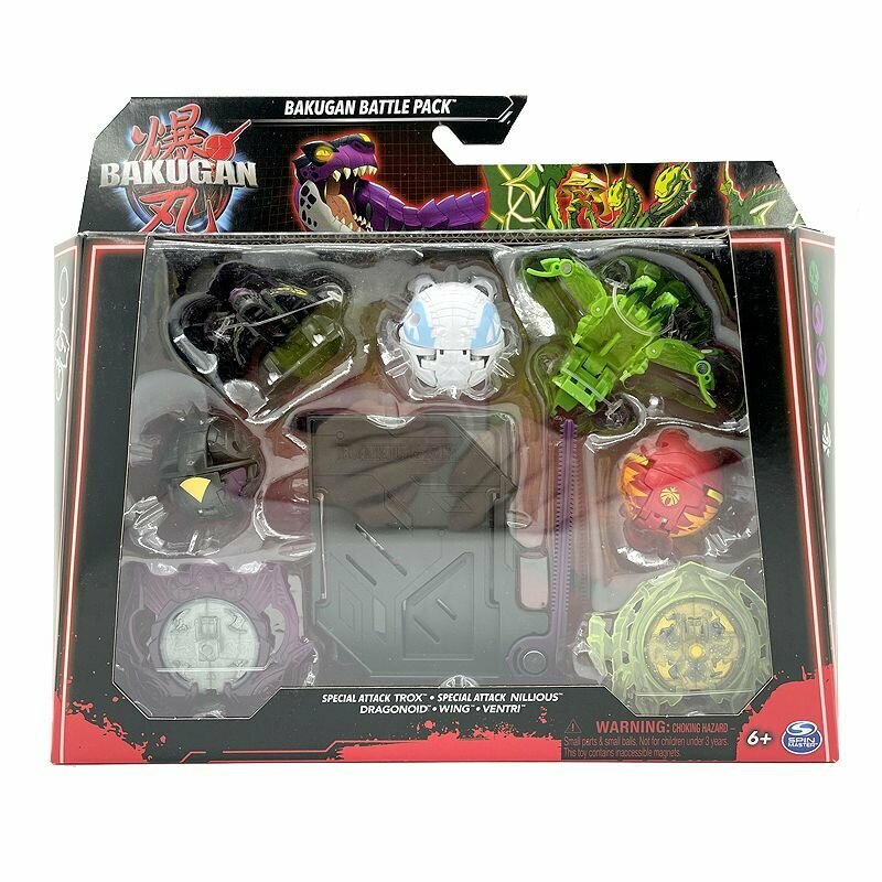 Игрушка Bakugan 3-е поколение Вращающийся гироскоп