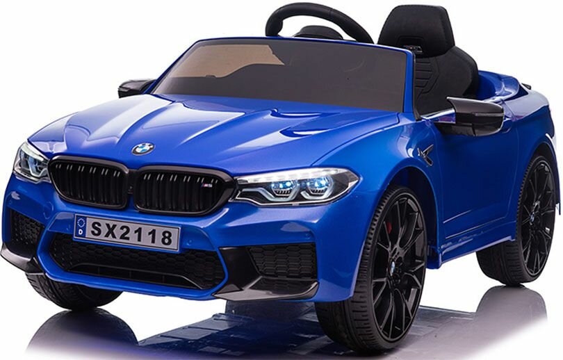 Детский электромобиль RiverToys BMW M5 A555MP Синий