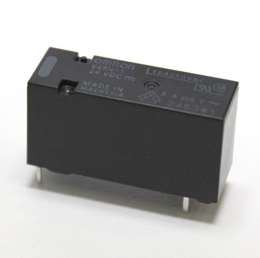 RELAY G6RN124DC-24VDC RY210024, Реле, OMRON, (упр:24В/DC, комм: 8A/240В/AC, 1NO/1NC, AgNi, R-coil:2.6 кОм)