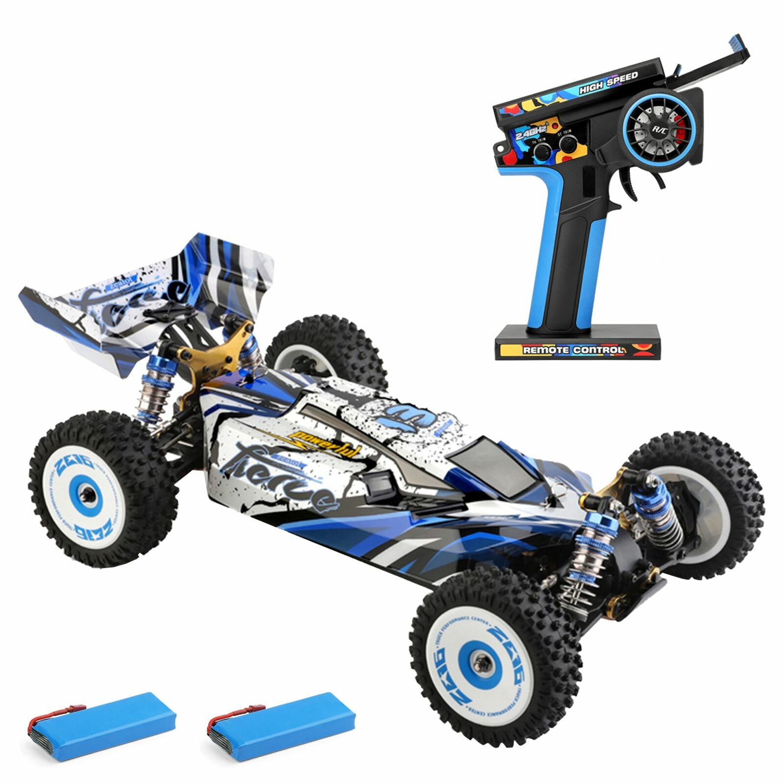 WLtoys 124017 Автомобиль с дистанционным управлением для внедорожников, высокоскоростной пульт дистанционного управления