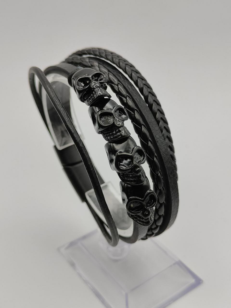 Плетеный браслет, металл