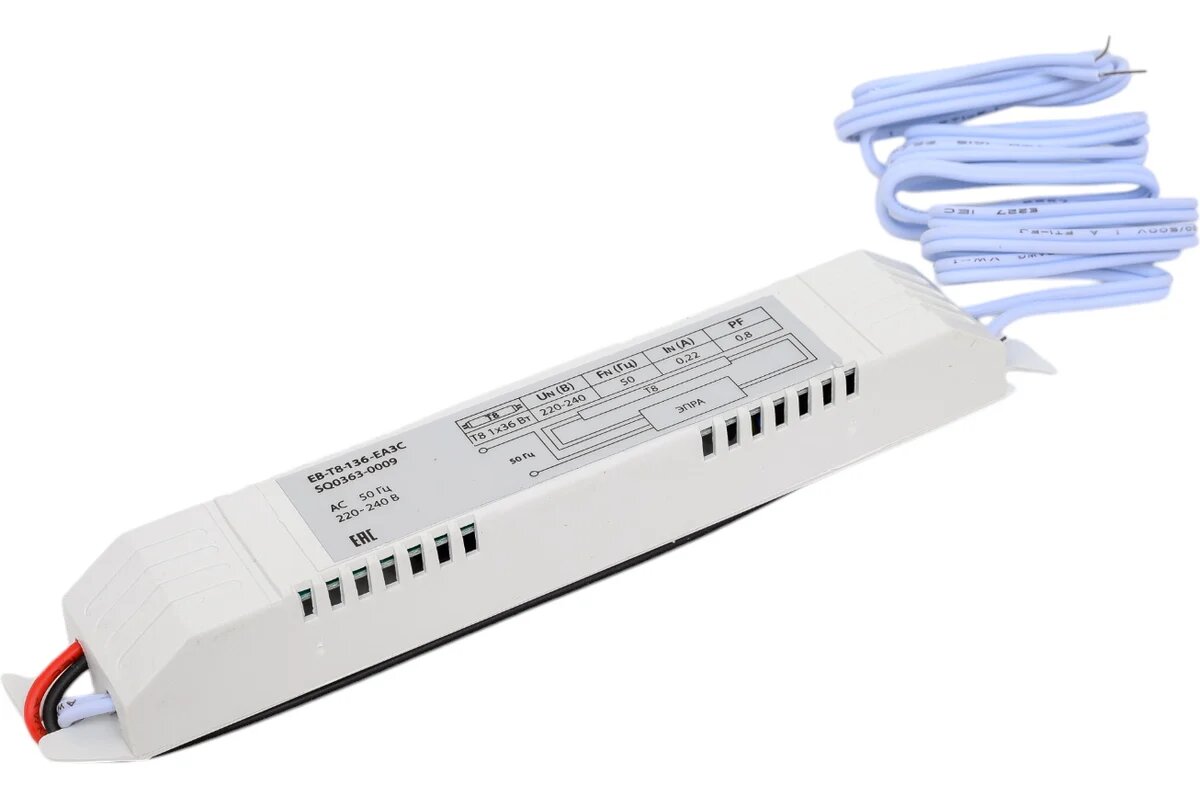 TDM EB-T8-136-EA3С наружный электронный пускорегулирующий аппарат SQ0363-0009