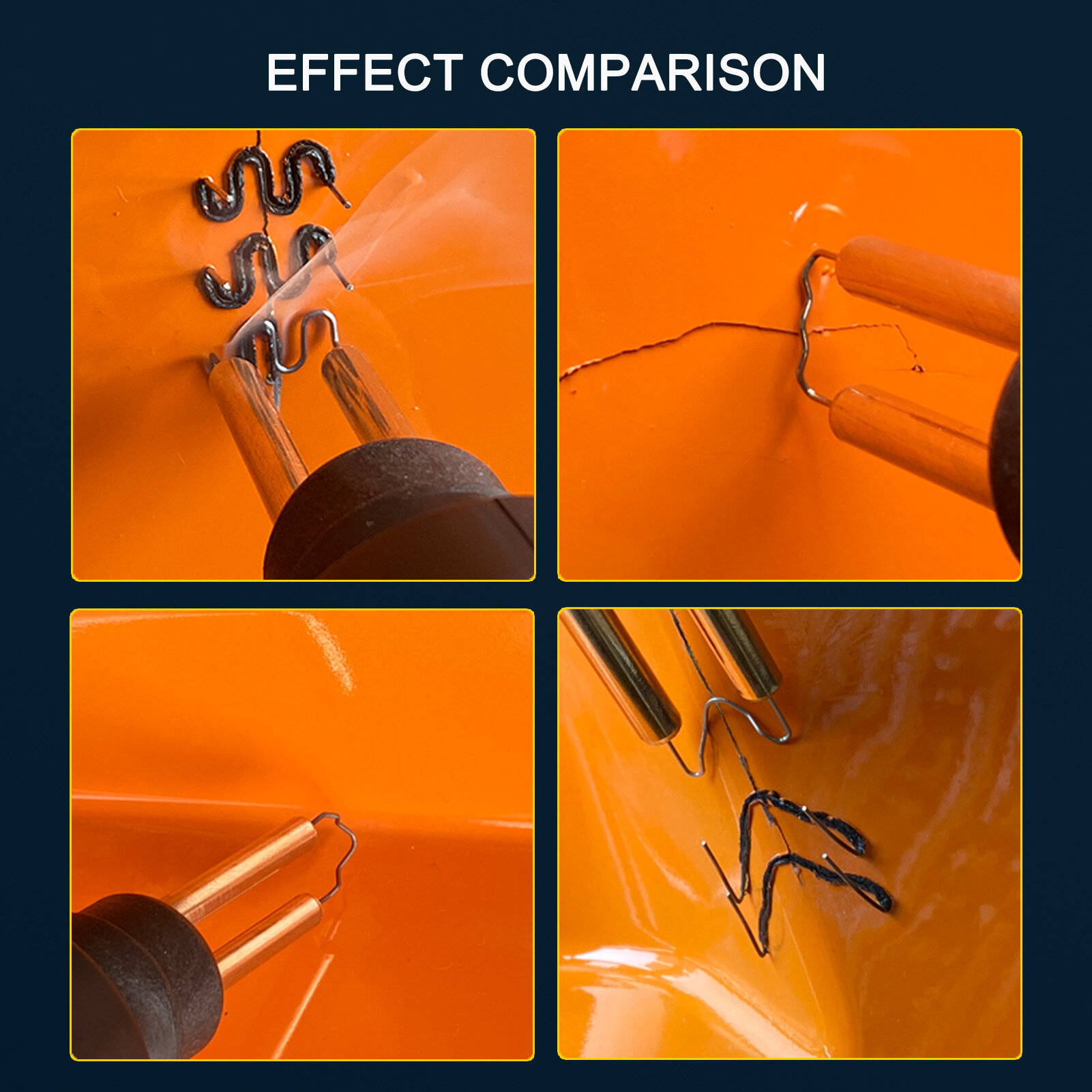 1600 шт. горячих скоб с ящиком для хранения, пластиковые ремонтные скобы волнистые плоские V M 4 типа для автомобильного пластикового ремонта сварочного аппарата