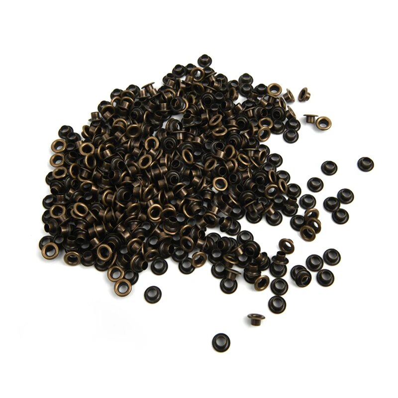 Латунные люверсы 4 мм 100 шт. Черный, D