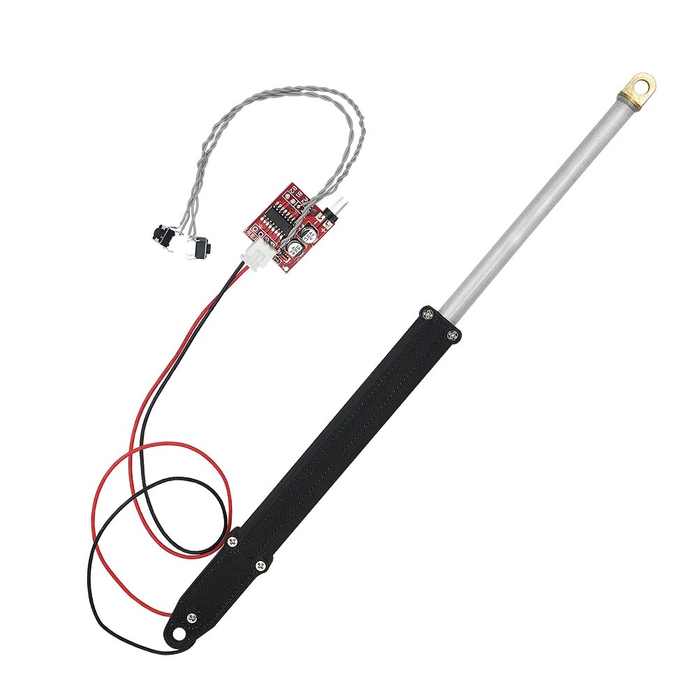 Электрический цилиндр N20 45/90 мм для радиоуправляемых моделей Красный, 90mm manual pushrod