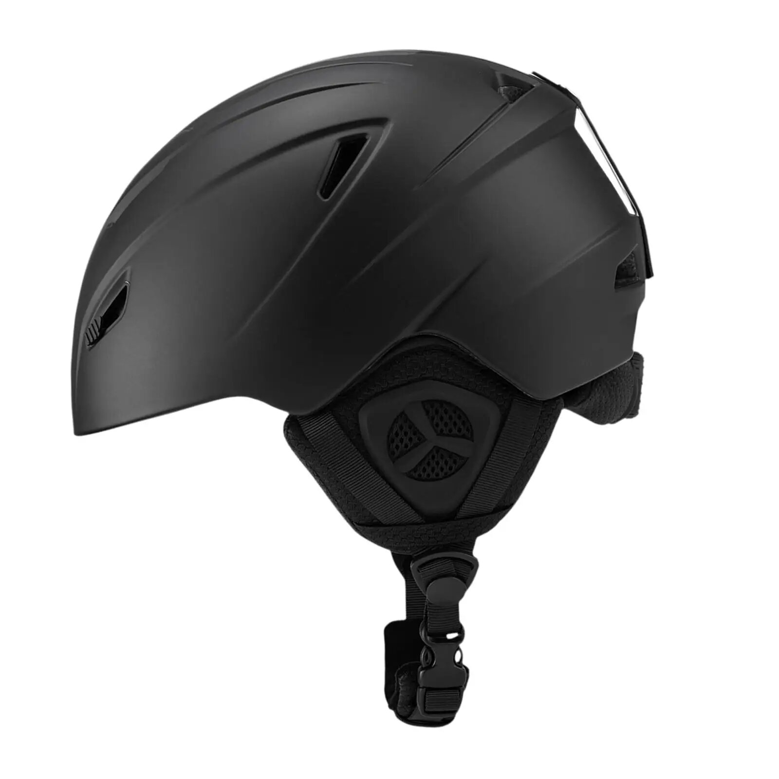 Черный лыжный шлем MagiDeal Black M