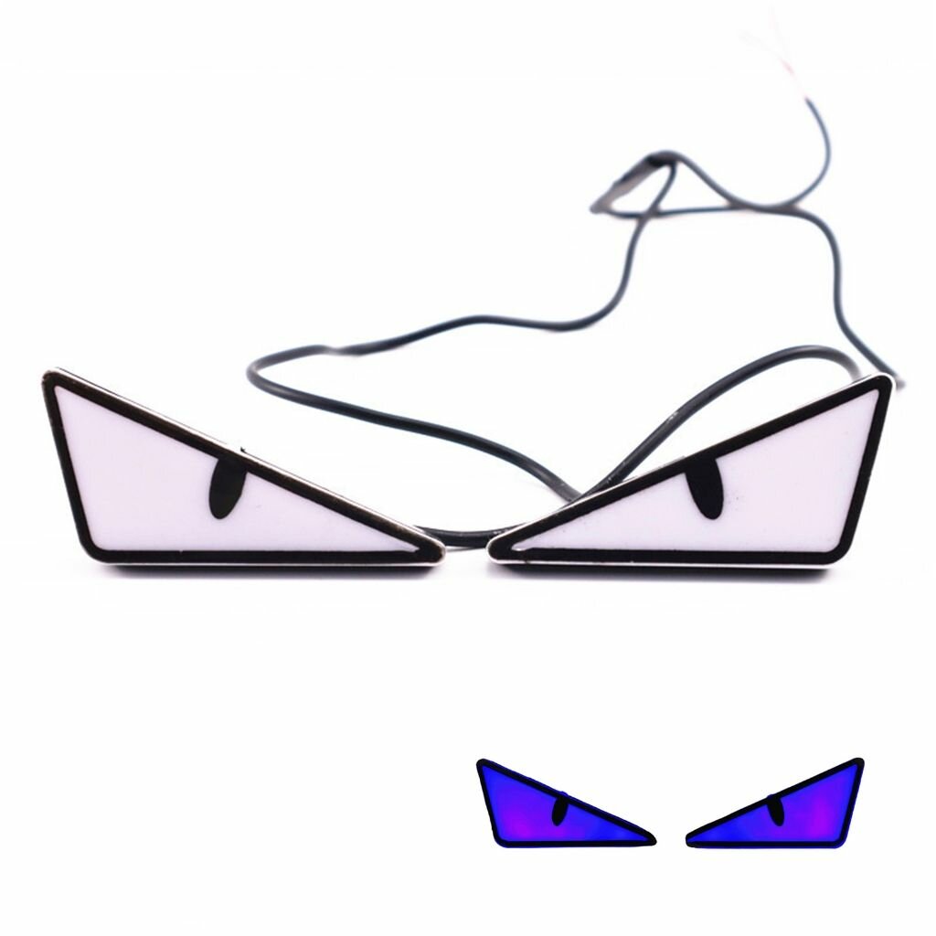 Светодиодные фары для мотоцикла "Глаза монстра"