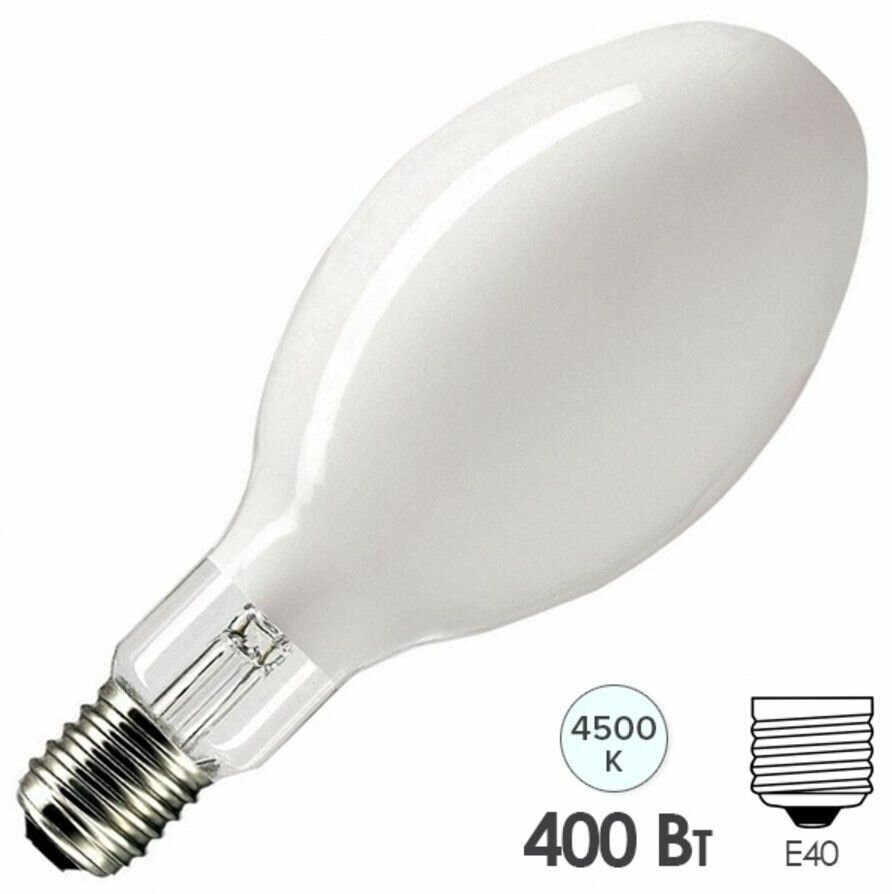 1шт/уп. Лампа МГЛ 400W Е40 3,4А 32500Лм 4500К Свет Нейтральный белый. Люминофор цоколь вверх 15 град. Металлогалогенная Газоразрядная HPI Plus PHILIPS, уп. 1шт