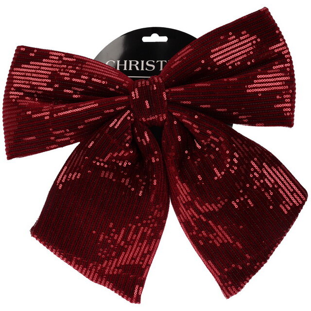 Бант на елку Splendente 40*36 см, красный, Koopman, CAA810910-1