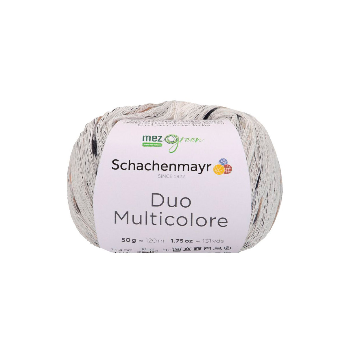 Duo Multicolore /Дуо Мультиколорэ/ пряжа Schachenmayr, MEZ, 9807008 (00002, natural (натуральный), молочный)