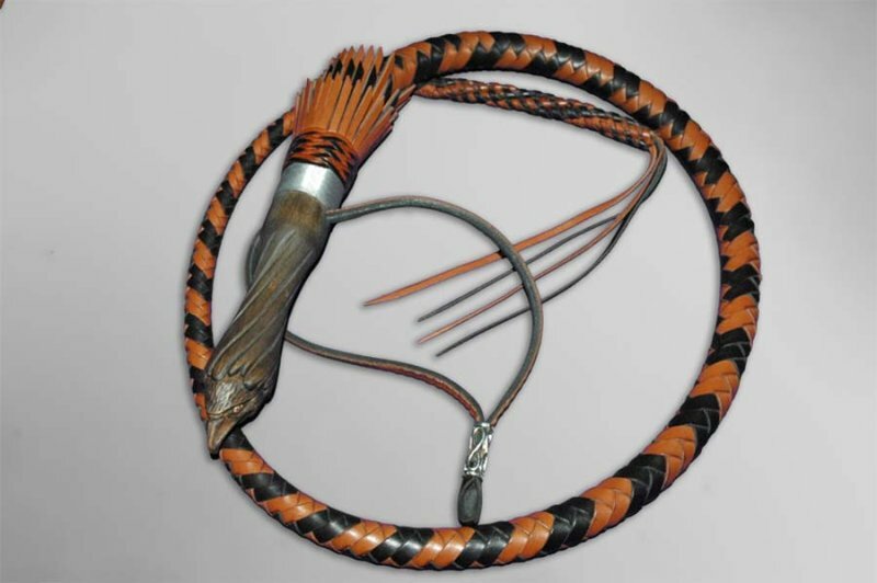 Битч «Парящий орел со змеей» (Длина 1800-2000 мм) черно-коричневый