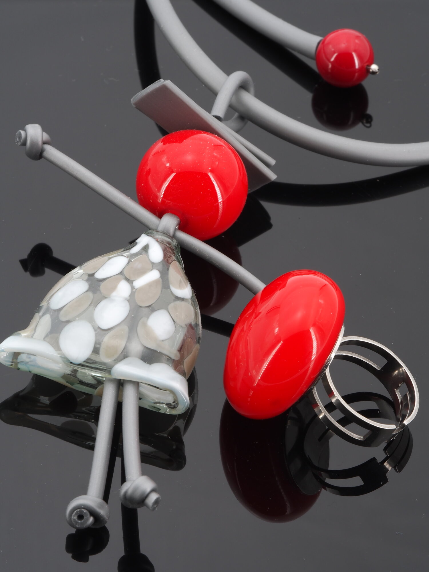 Колье, муранское стекло