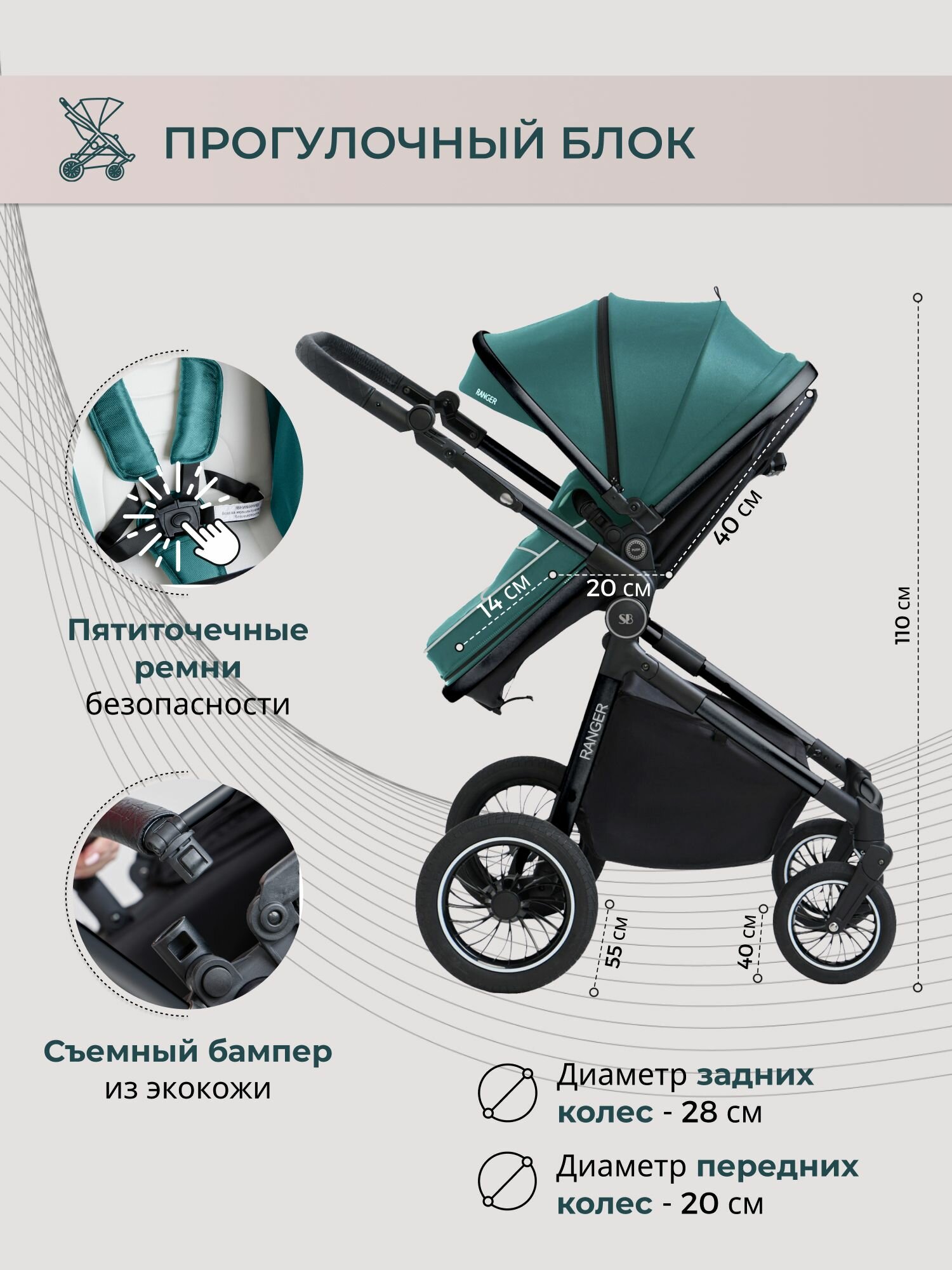 Коляска-трансформер — фото 1