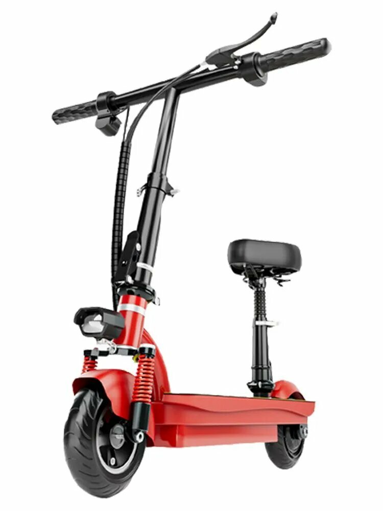 Электросамокат 红色, черный, красный