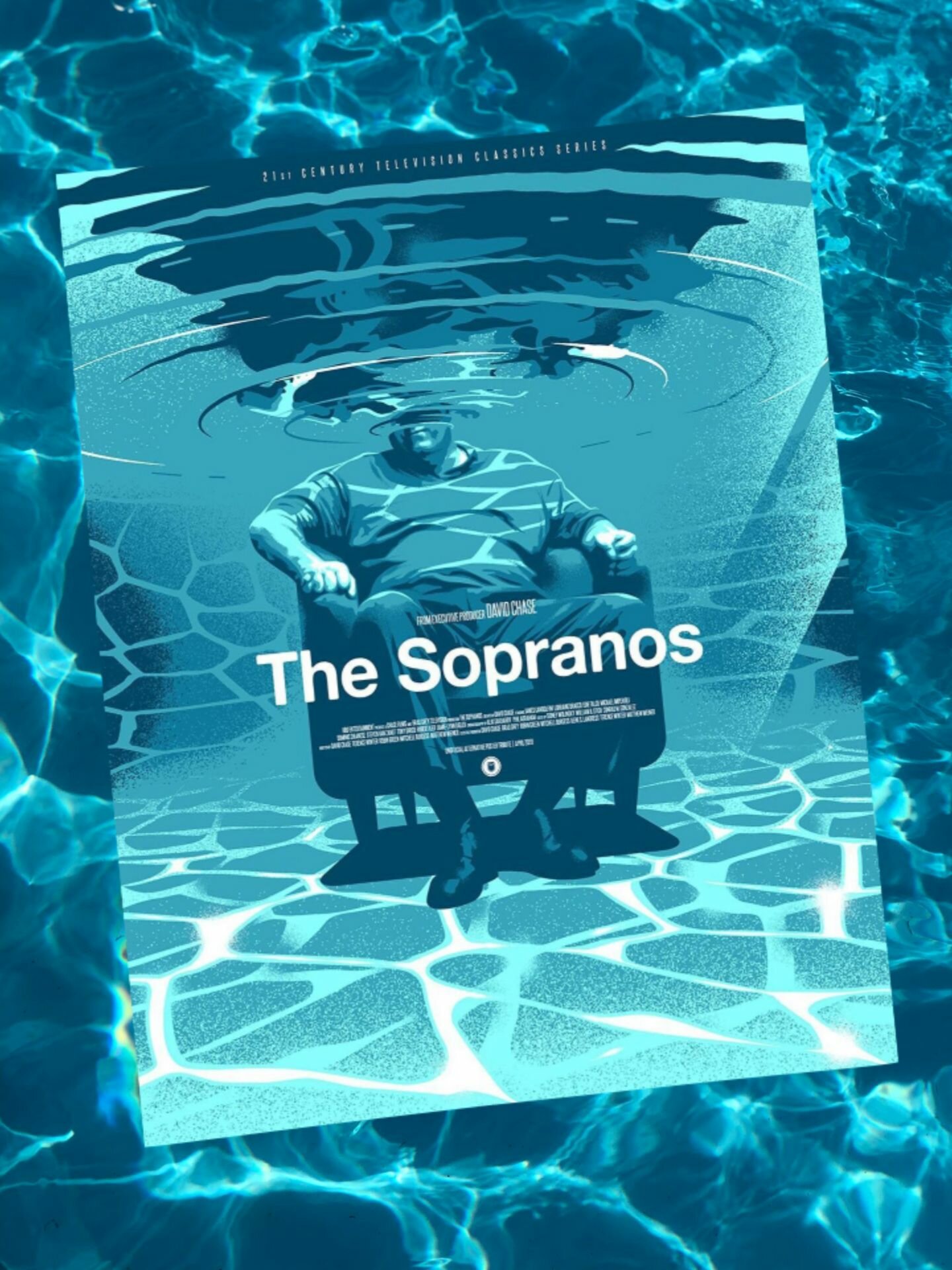 Постер "Клан Сопрано" в стиле pinterest, формат А3, 297 х 420 мм, глянцевый