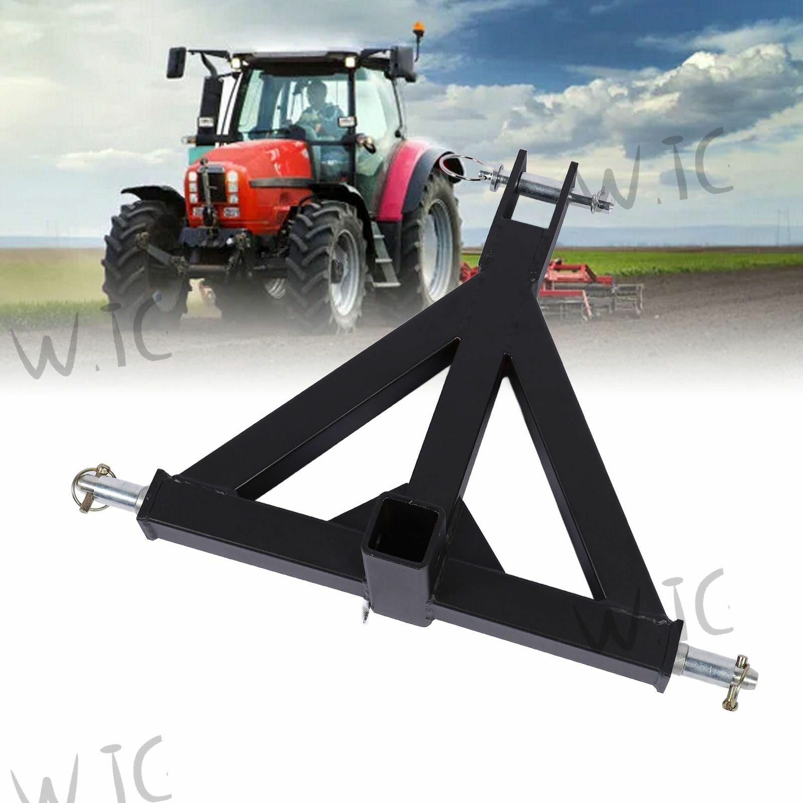 3-точечное прицепное устройство, 2 приемника, быстросъемное, тяга 3000 фунтов, стальной адаптер для дышла трактора класса 1