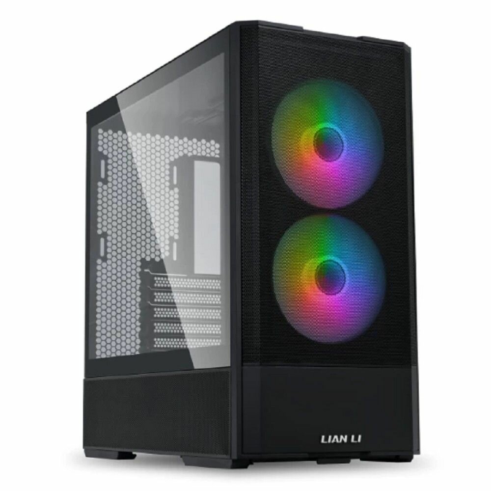 Lian Li Корпус Корпус Lancool 207 Black Mid - Tower, TG 2x 140mm ARGB + 2x 120mm non LED fans inc. G99. LAN207RX.10RS