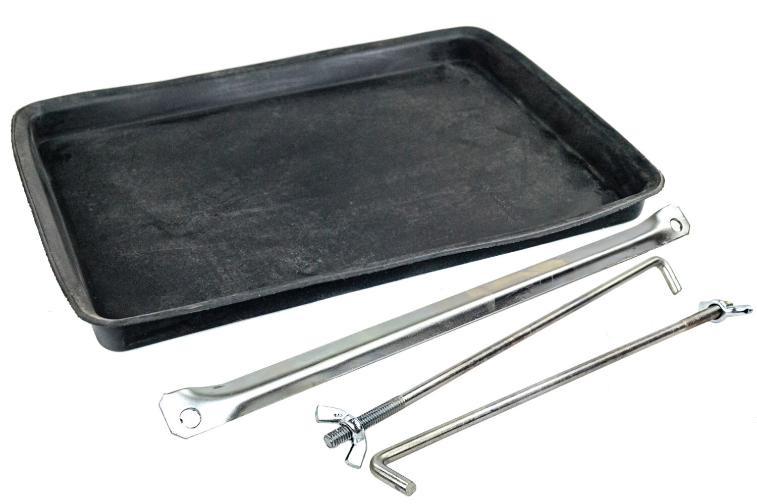 Крепление аккумулятора с резиновым ковриком для ВАЗ 2101, 2103, 2106