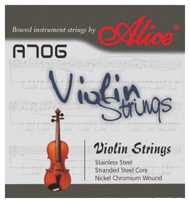 Струны для скрипки A706, размер 3/4-4/4