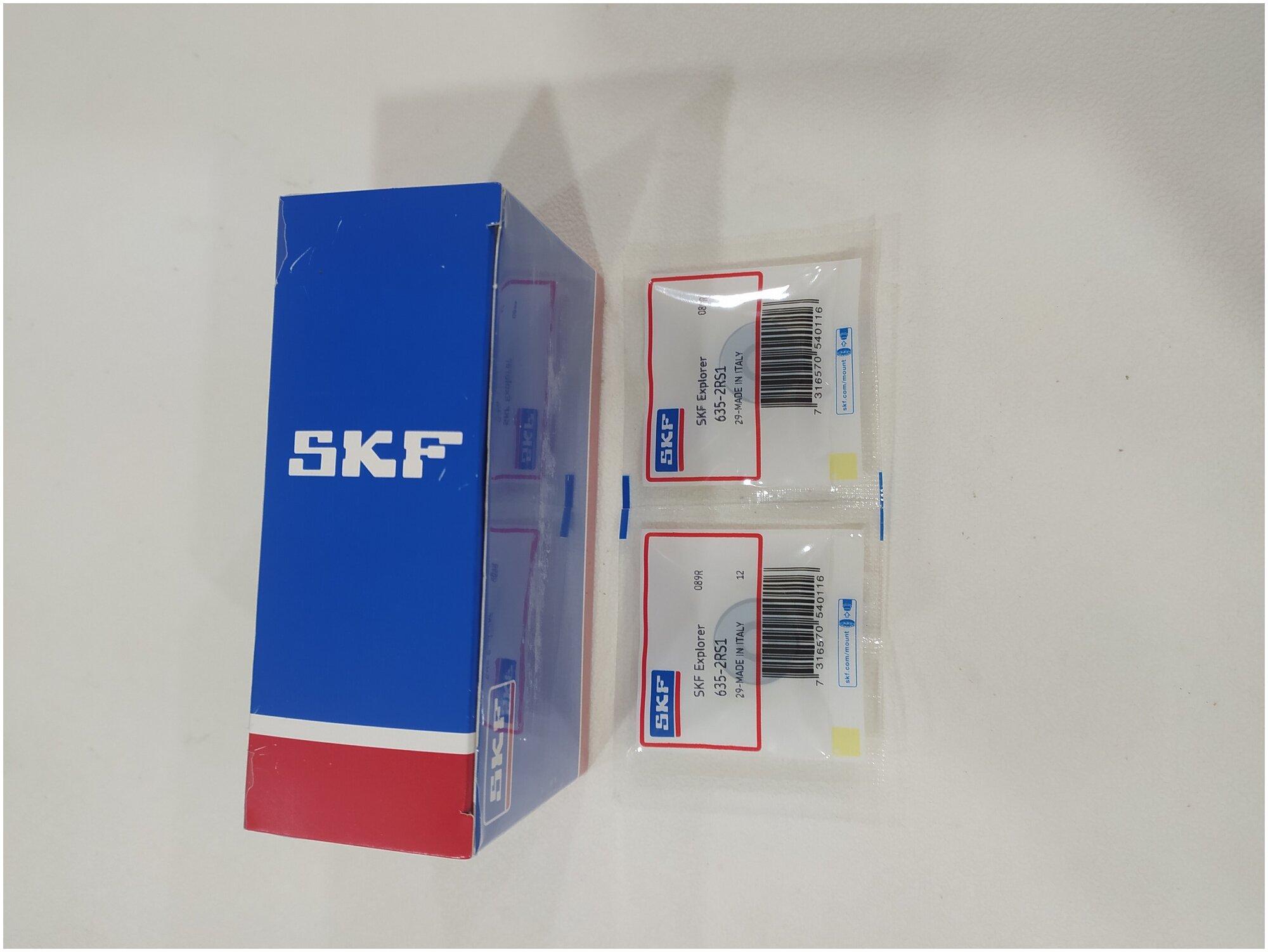 Подшипник 635-2RS1 шариковый радиальный 5*19*6/0,009 SKF