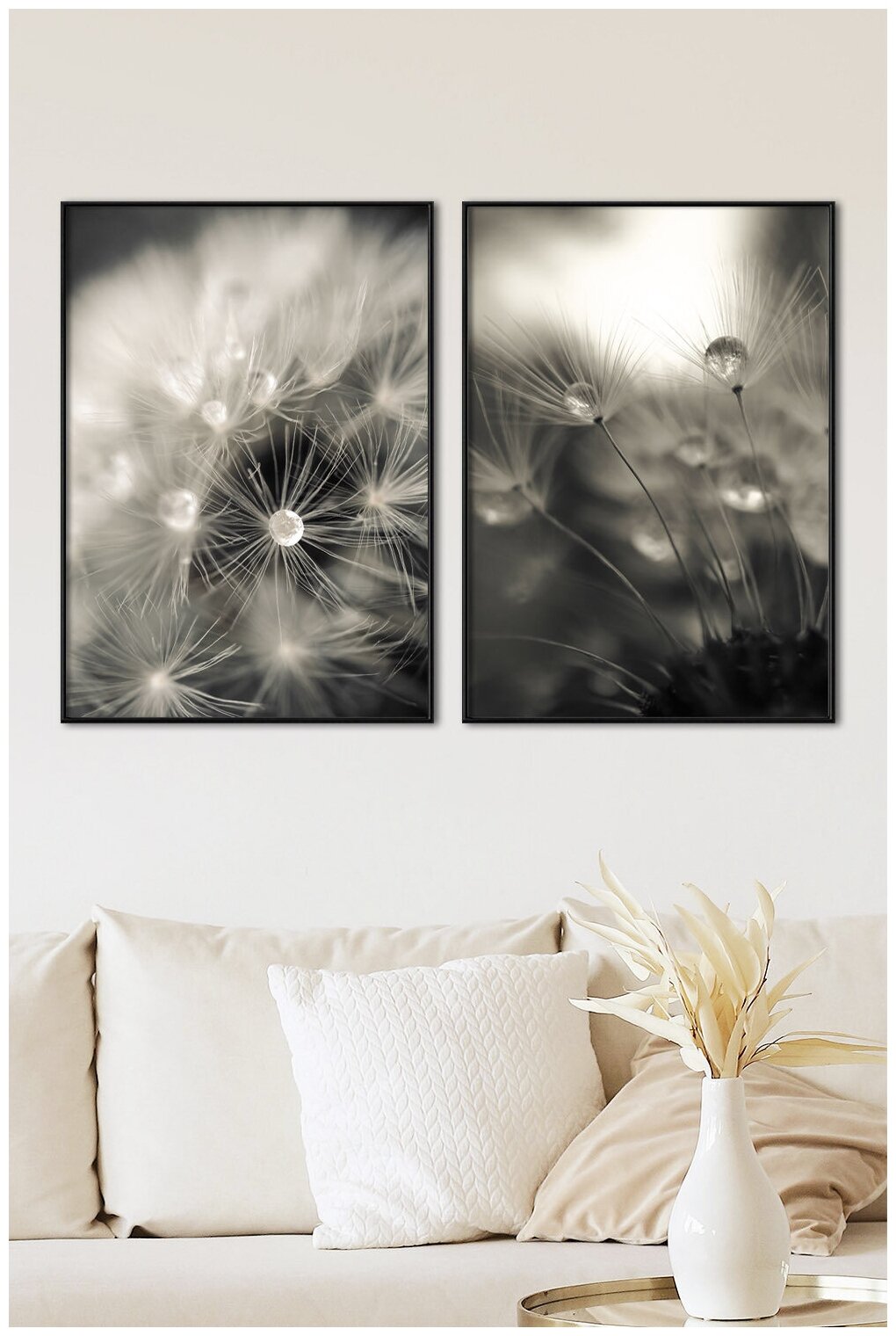 Набор из двух постеров Postermarkt в черных рамках 30х40 см, №227