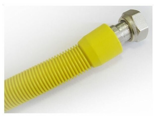 Сильфонная подводка для газа Idrosapiens ПВХ покрытие, 1/2" L=0,75-1,50 м, г/г, UDI-GAS Prima