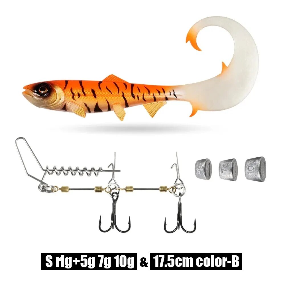 Spinpoler Fire Swimbait набор приманок для ловли щуки Color-B-S