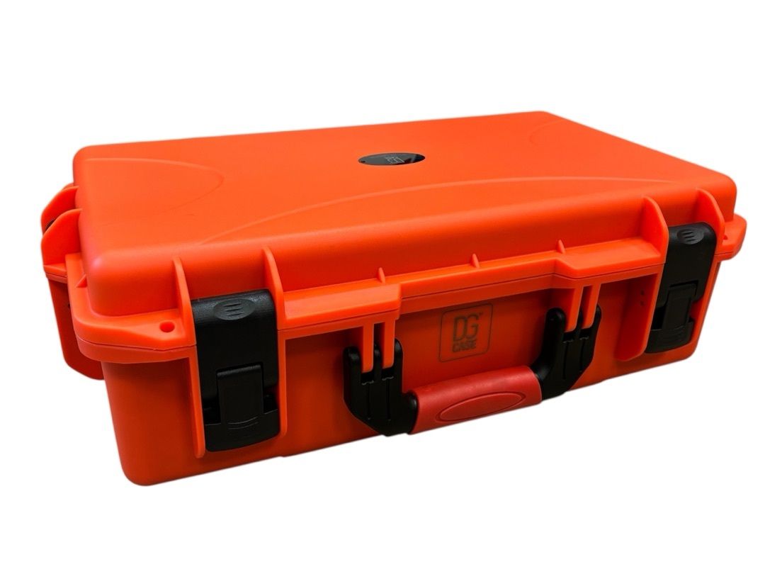 Ударопрочный кейс DGCASE@60-01A IP67 оранжевый, 580х350х190 мм, водонепроницаемый защитный кейс для оборудования